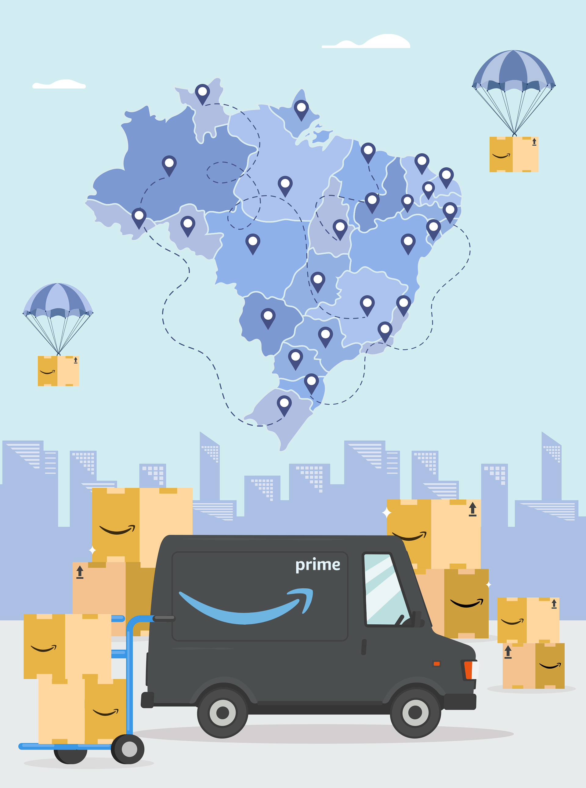 Amazon Voando juntas