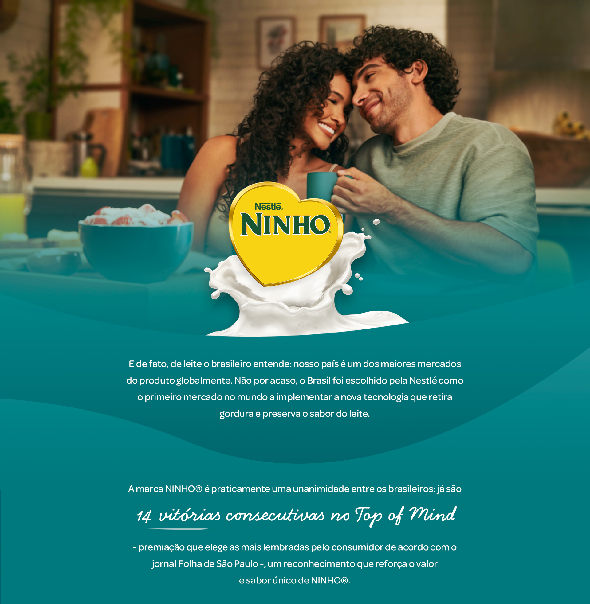 Nestlé NINHO® Sabor e cuidado na medida